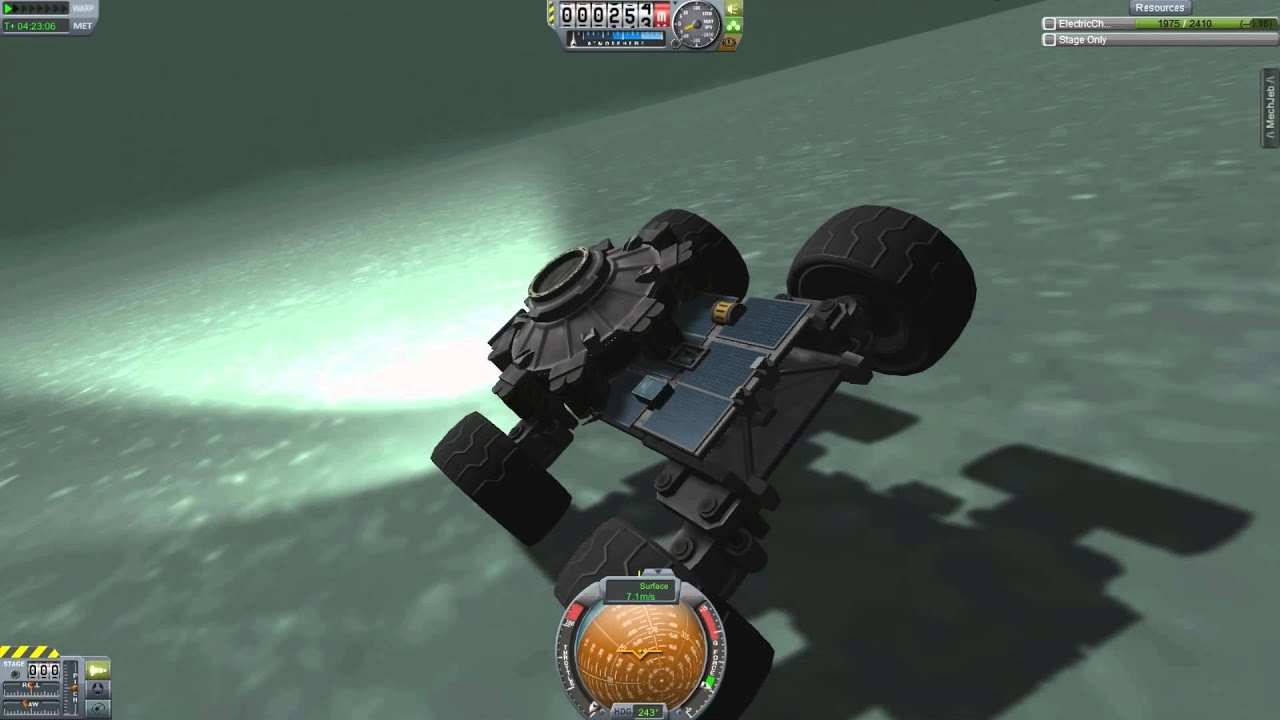 Kerbal Space Program .22 Career Mode: Part 6 Minmus Rover Shenanigans ...