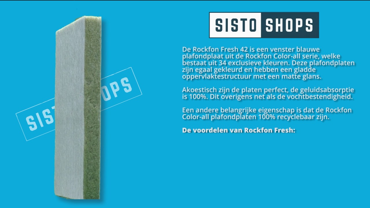 Rockfon Color all Fresh 42 - YouTube