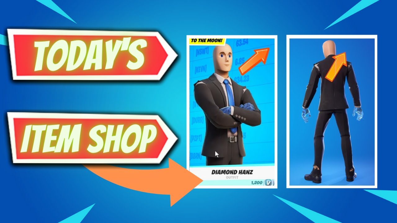 See the *DIAMOND HANZ* skin in the Fortnite item shop today - YouTube
