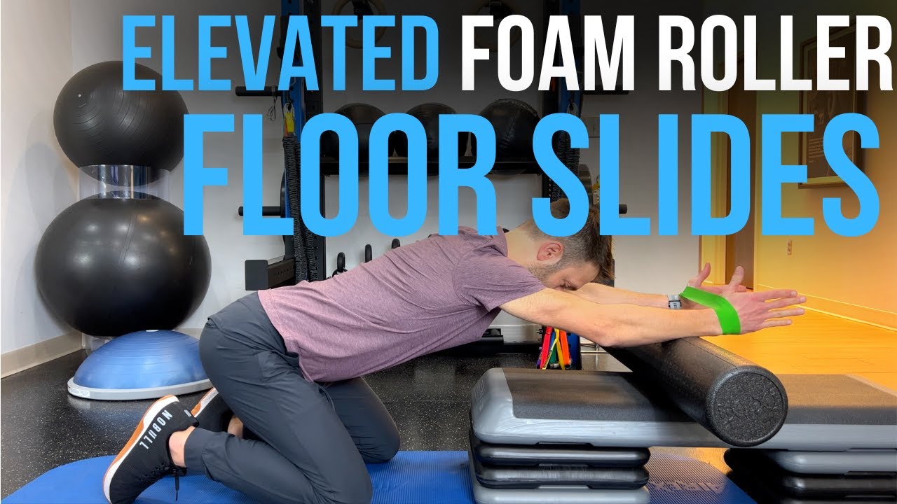 Elevated Foam Roller Floor Slides - YouTube