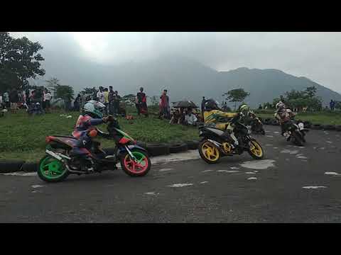 Mantul caca marsha vs neng puja road race garut 2019
