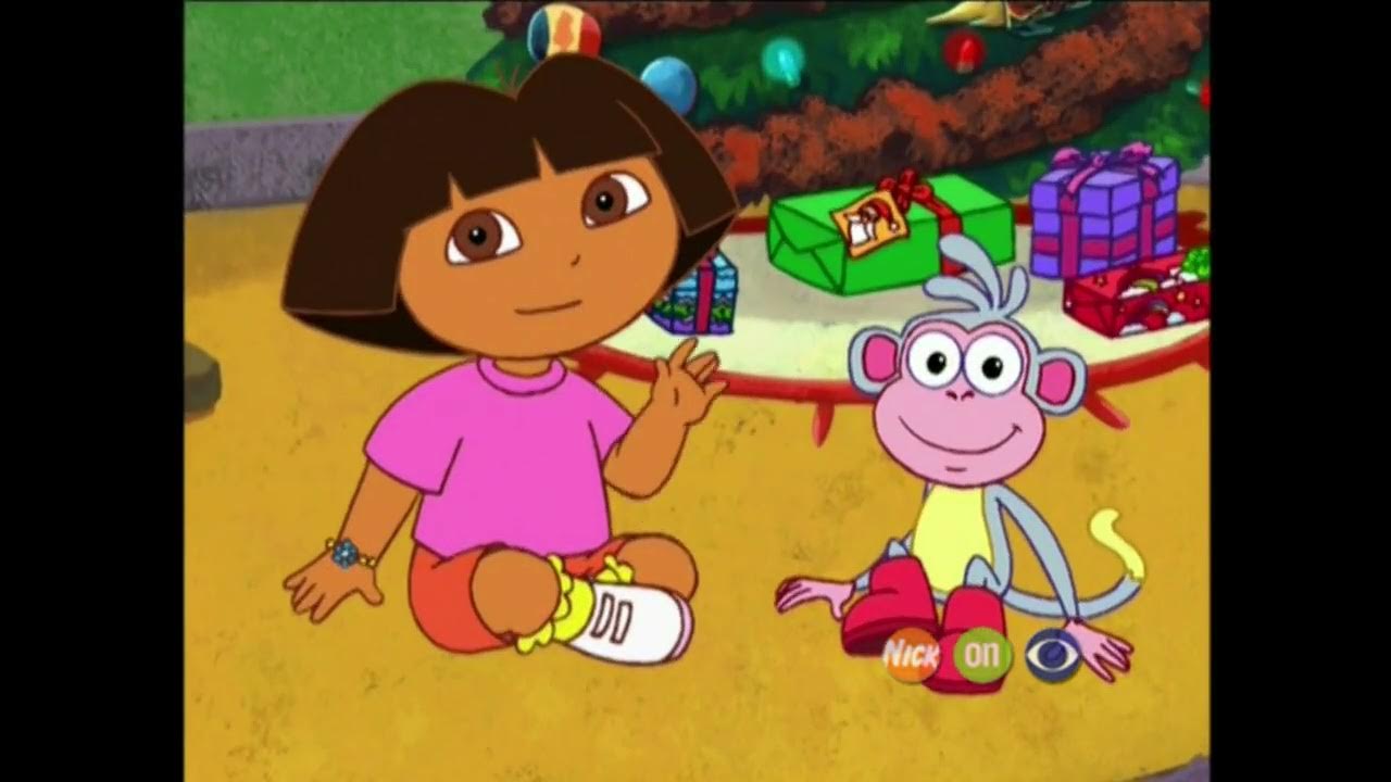 A Very Odd Nick On Cbs Airing Of Dora A Present For Santa Recreation Youtube