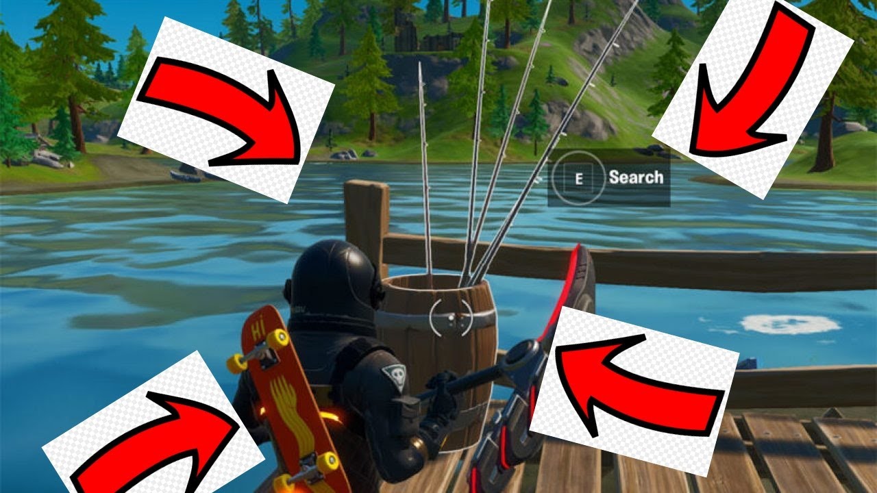 How to catch fish in Fortnite - YouTube