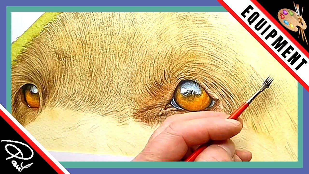 Watercolour Painting Tutorial - How to paint fine detail - YouTube