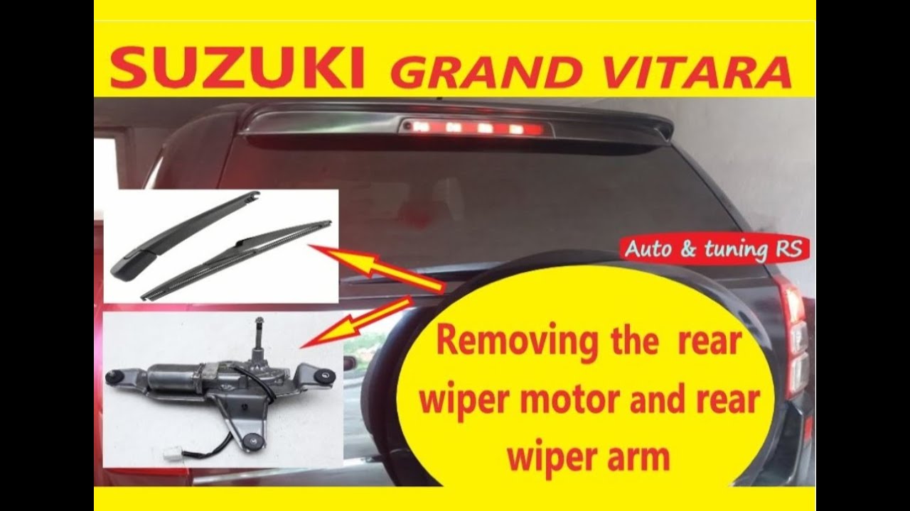 How to Remove / Replace the Rear Wiper Motor and Rear Wiper Arm ...