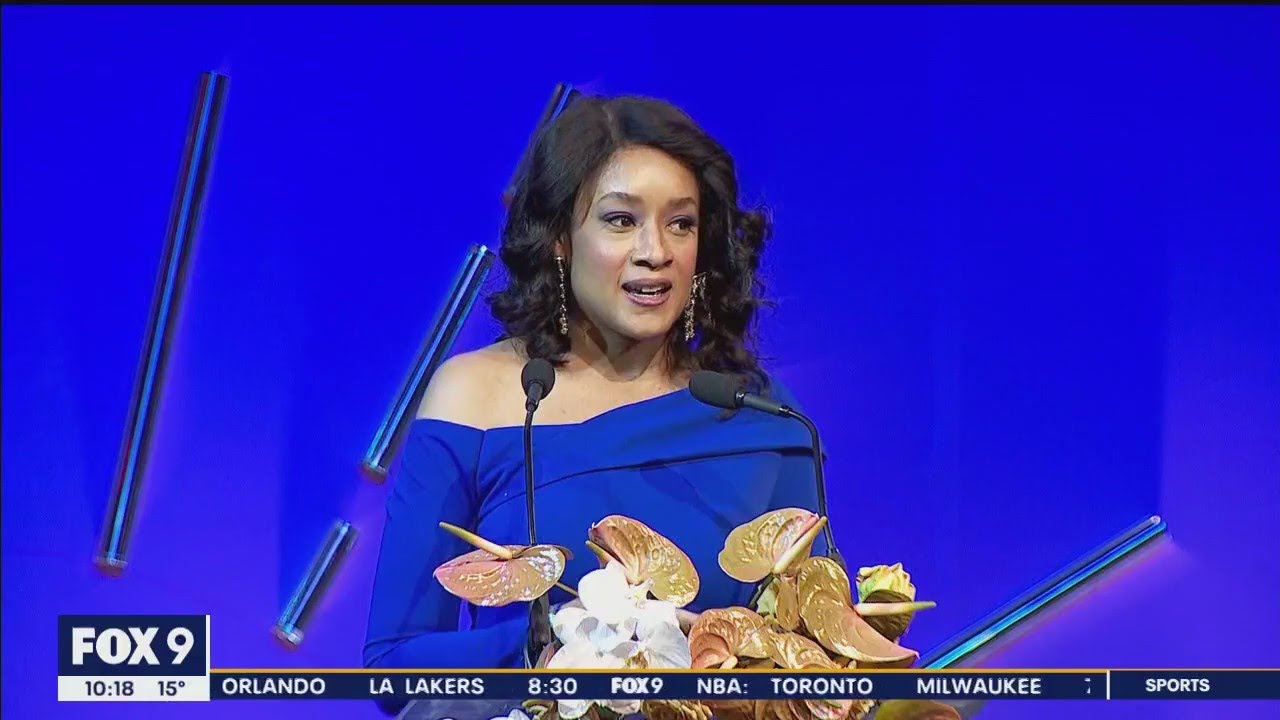 FOX 9's Bisi Onile-Ere recognized for her work as a journalist - YouTube