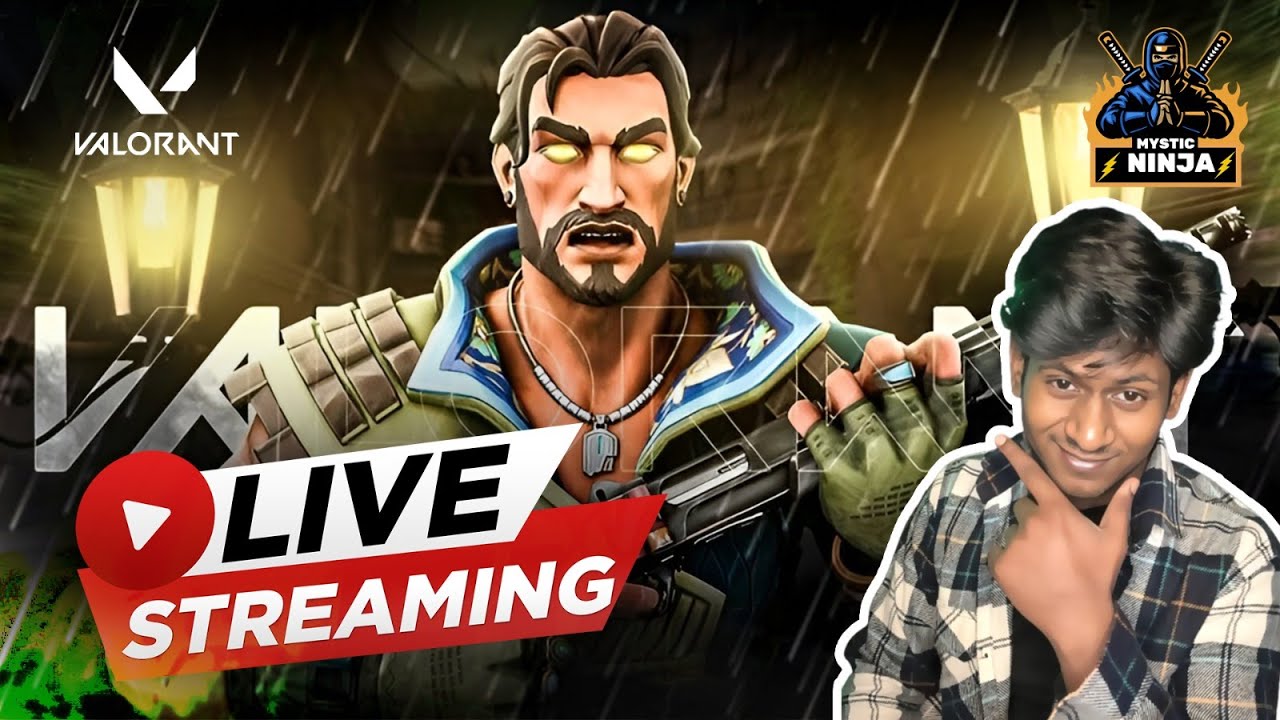 Trying to play like a Pro | Valorant Live 🔴 | Mystic Ninja # ...
