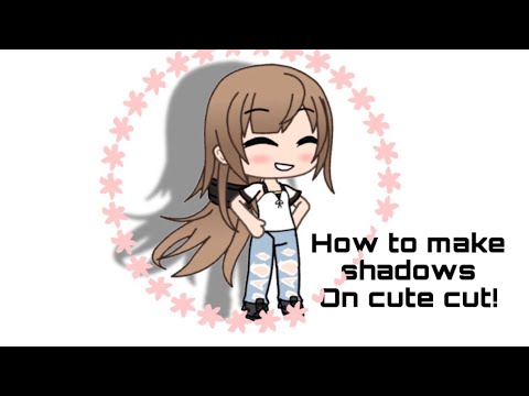 How to make shadows on cut cute ~ ♡ - YouTube