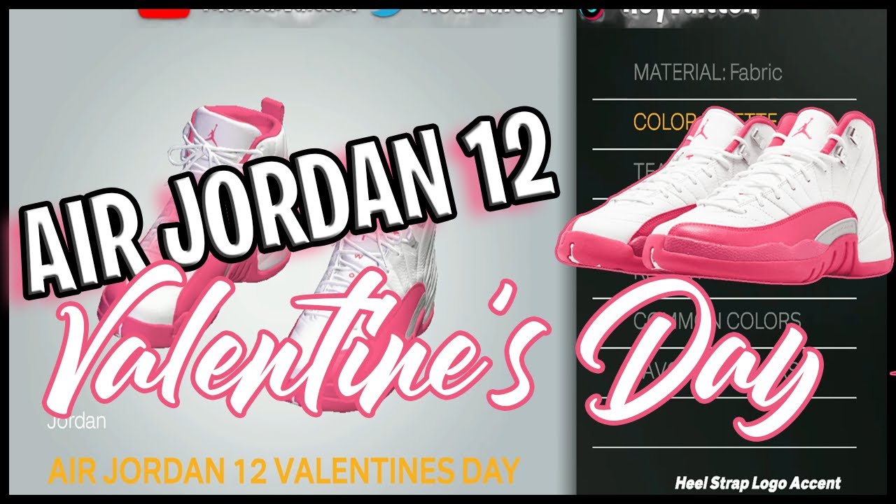 NBA 2K24 | Shoe Creation | Air Jordan 12s Valentines Day | Xbox One ...