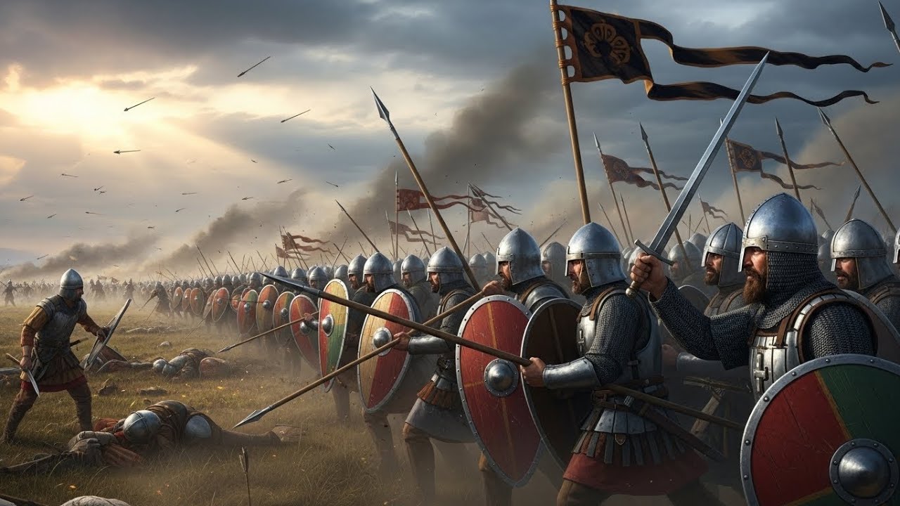 Battle of Tours 732 AD | 30,000 Franks STOPPED 80,000 Umayyad Muslims ...