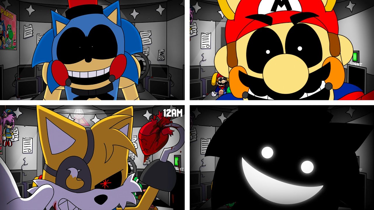 Five Nights at Sonic's 2 Reopened | ALL JUMPSCARES - YouTube