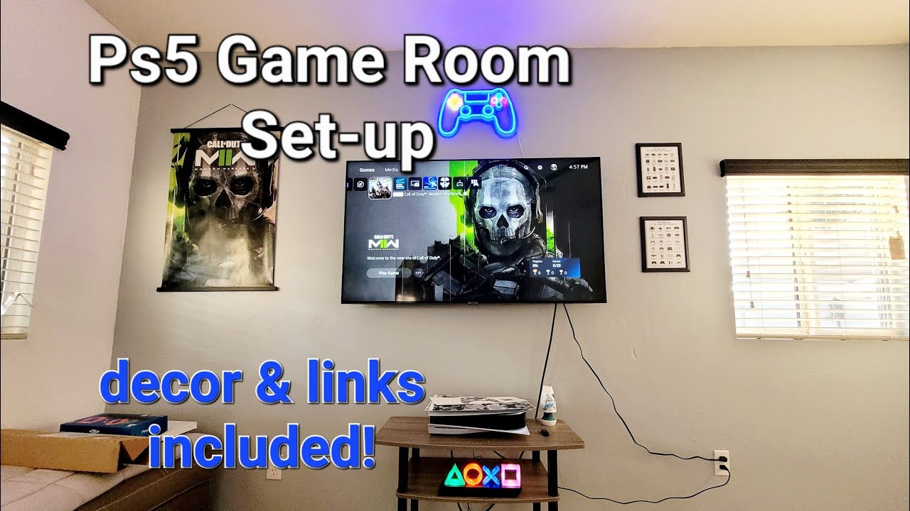 Ps5 Game Room layout - YouTube