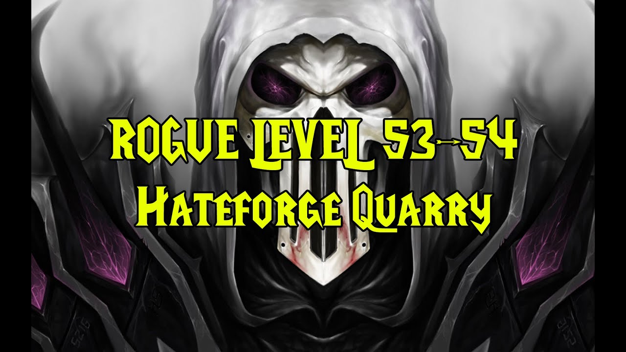 Turtle WoW - War Mode - Rouge - Level 53 - 54 - Hateforge Quarry - YouTube