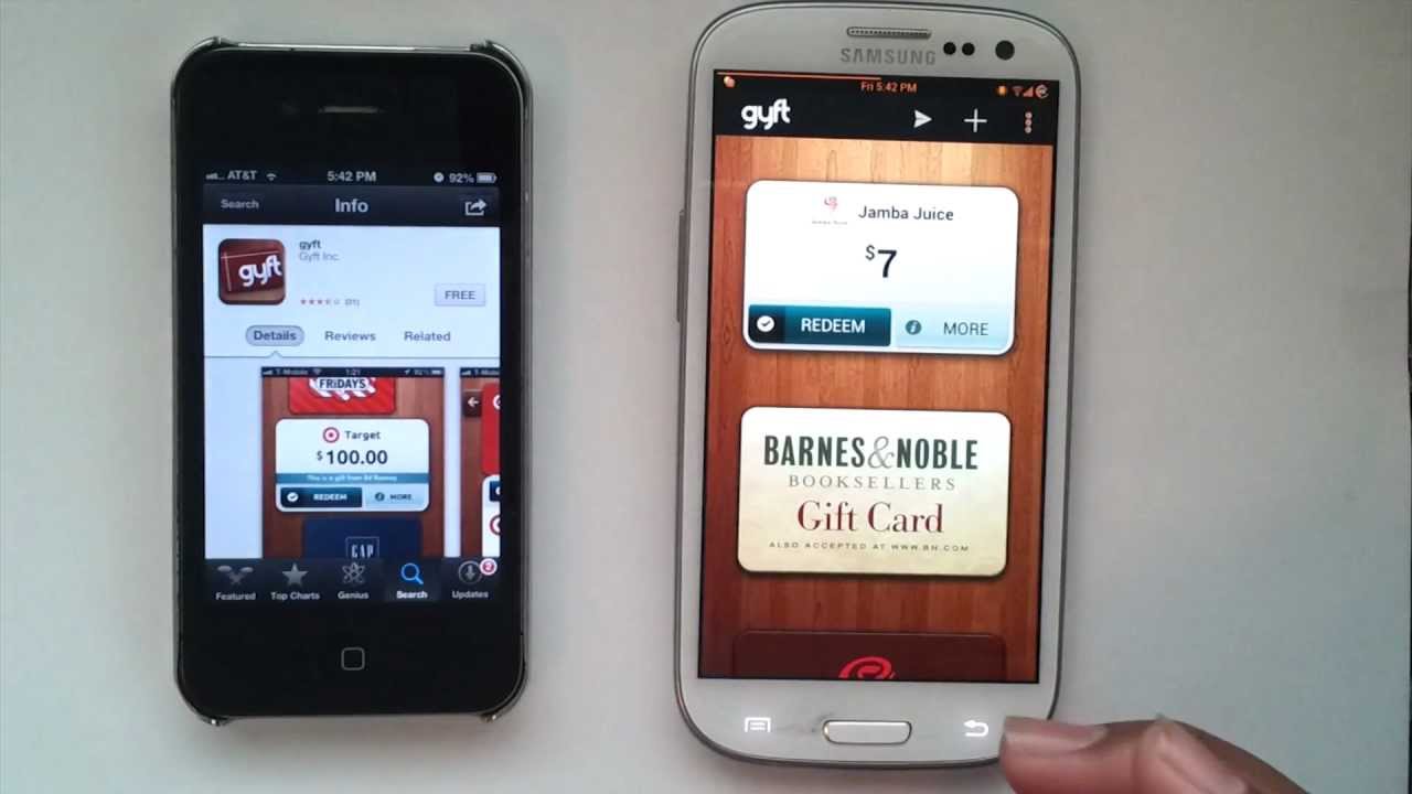 Gyft- App Review - YouTube