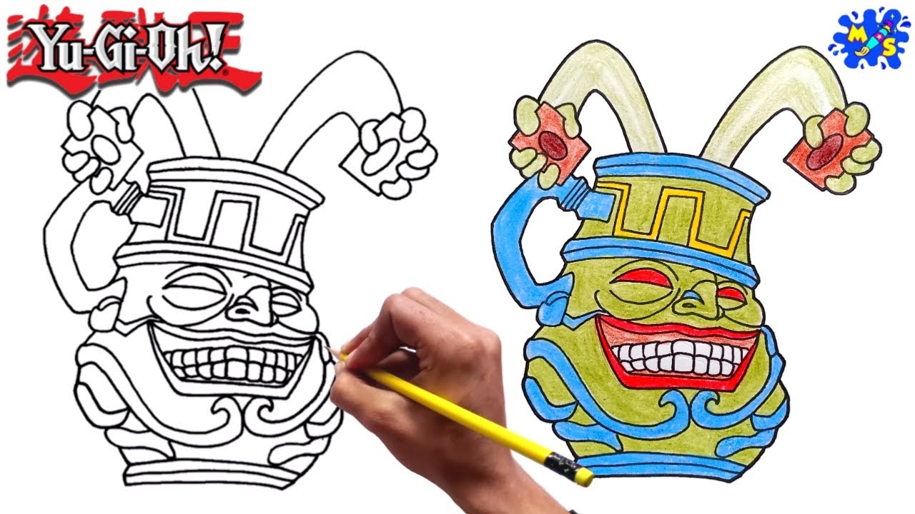 How to Draw Pot of Greed | Yugioh - YouTube