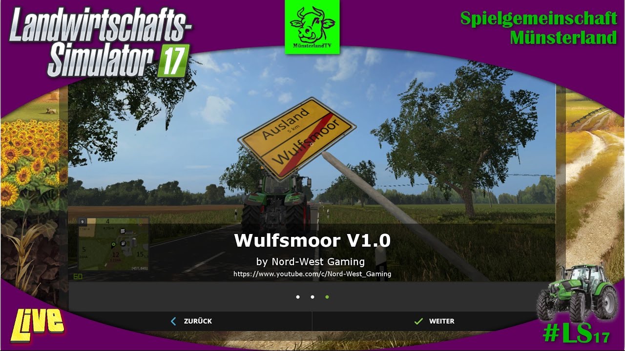 LS17 Mapvorstellung [Wulfsmoor V1.0] by Nord-West Gaming - YouTube