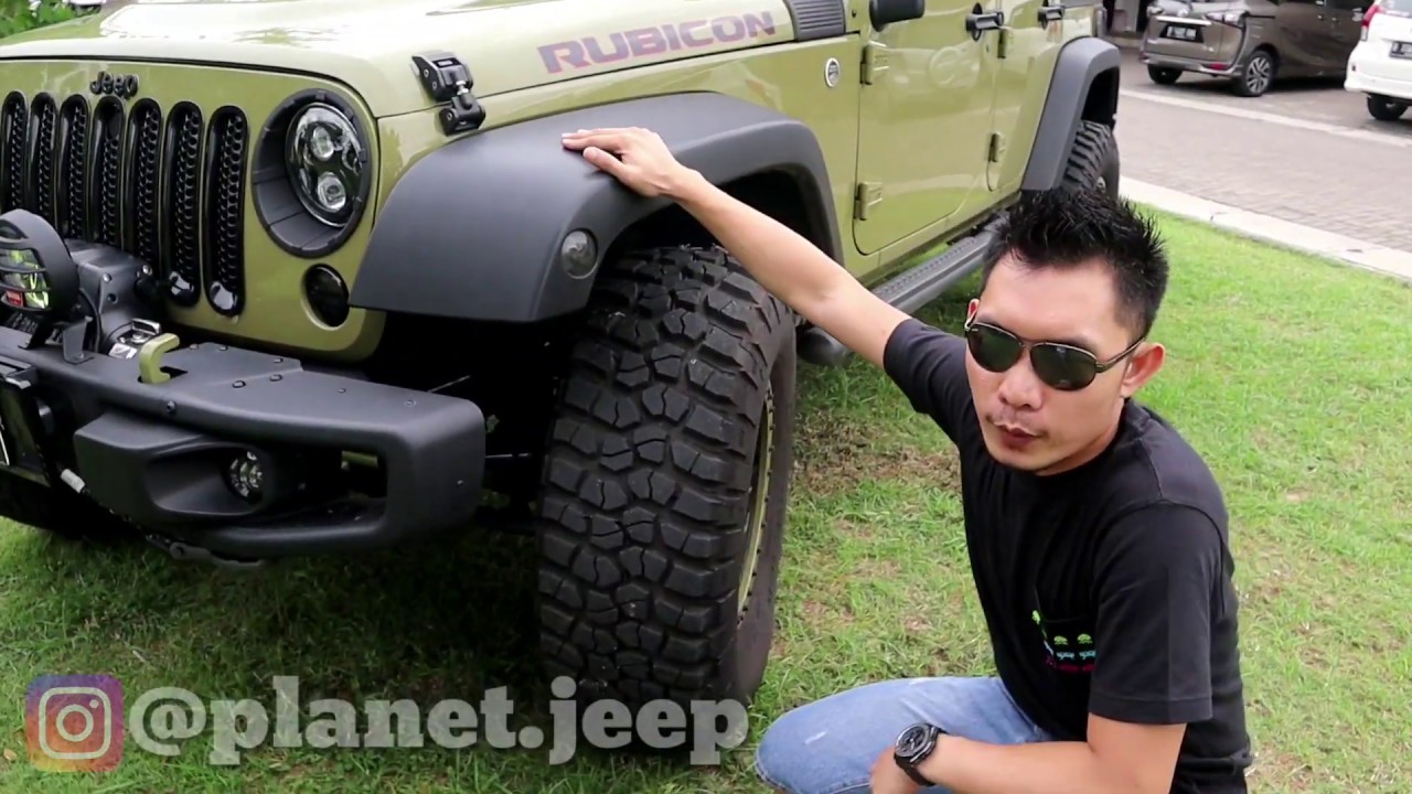 MODIFIKASI JEEP RUBICON 3.6L COMMANDO GREEN || LIFT KIT 2.5 INCH JEEP ...