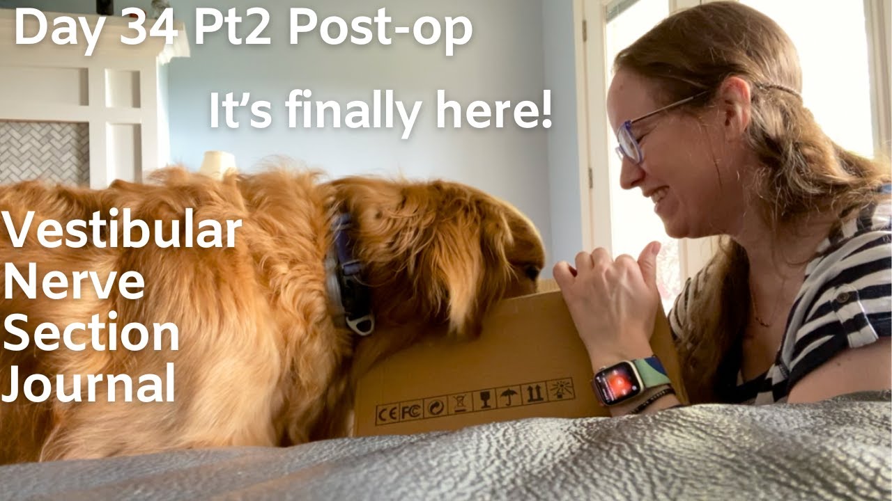 It's finally here! | Day 34 Pt 2 Post-op Vestibular Nerve Section ...
