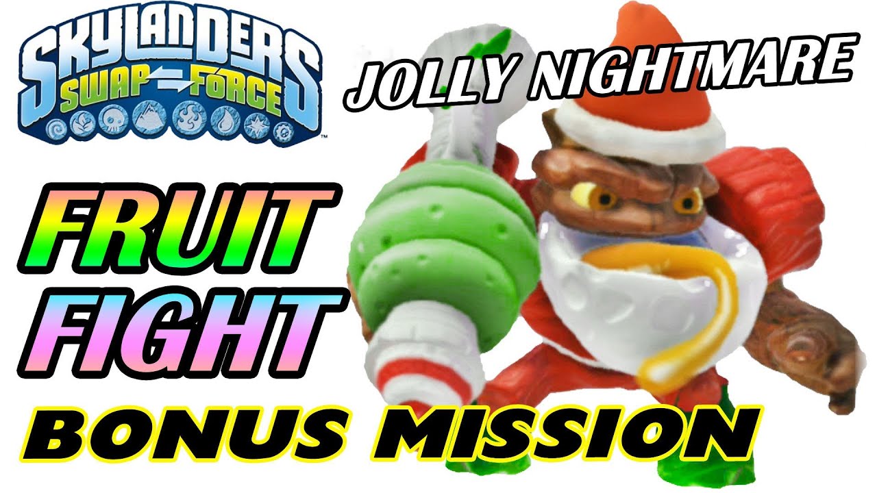 Lets Play Skylanders Swap Force: Fruit Fight Bonus Mission w/ Jolly ...