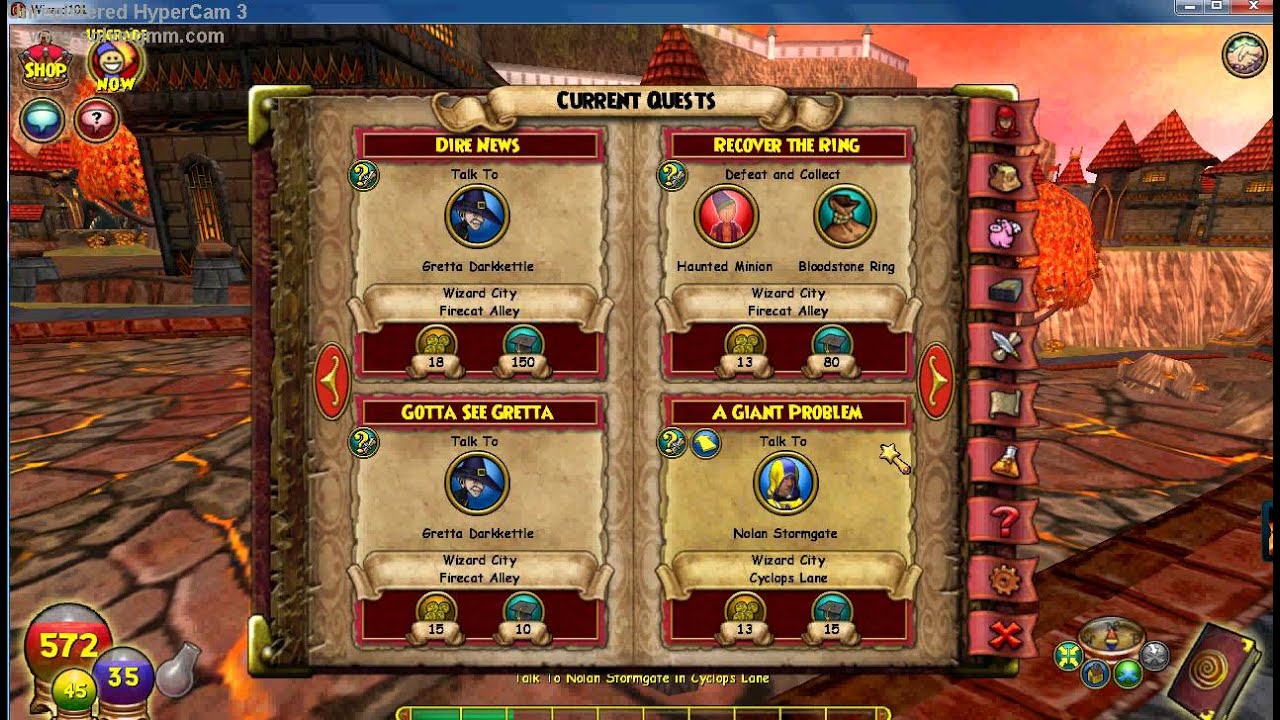 Wizard 101: Firecat Alley Walkthrough Part 1 - YouTube