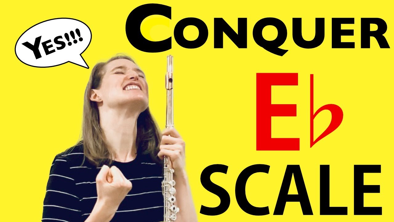 How to play Eb scale on flute - YouTube