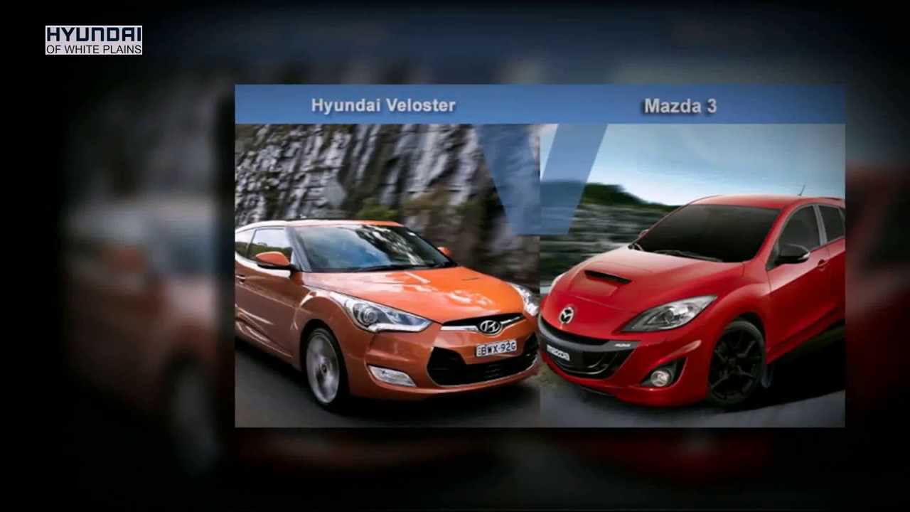 Hyundai Veloster VS. Mazda 3 - YouTube
