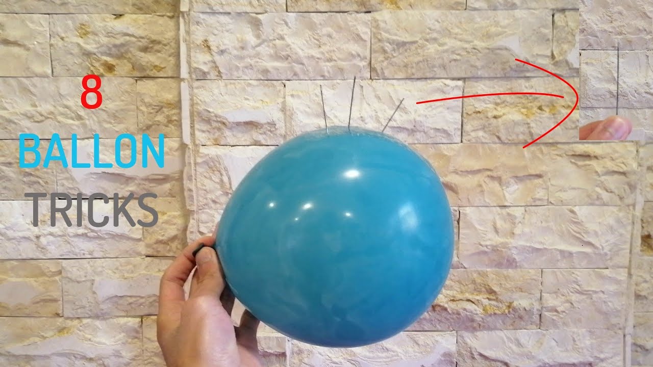 6 Awesome Ballon Tricks||Easy Science Experiment with Ballon/6 حيل ...