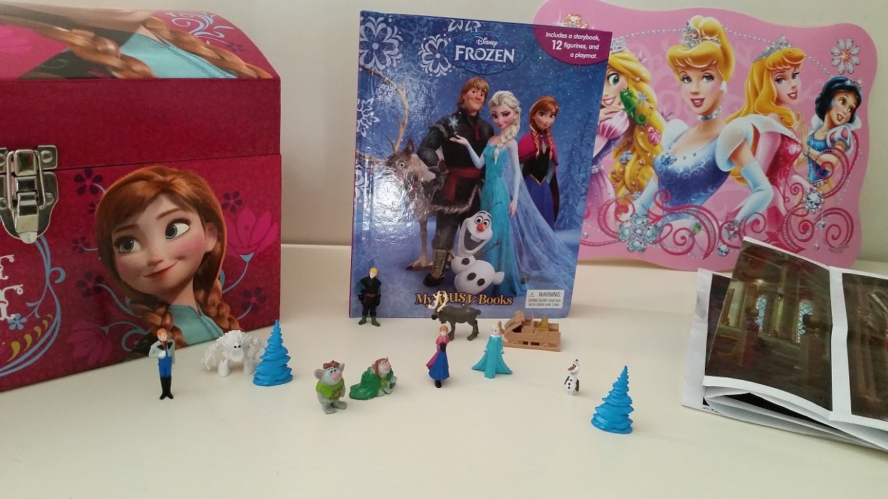 Disney Frozen My Busy Books with FIGURES Kraina Lodu książka z ...