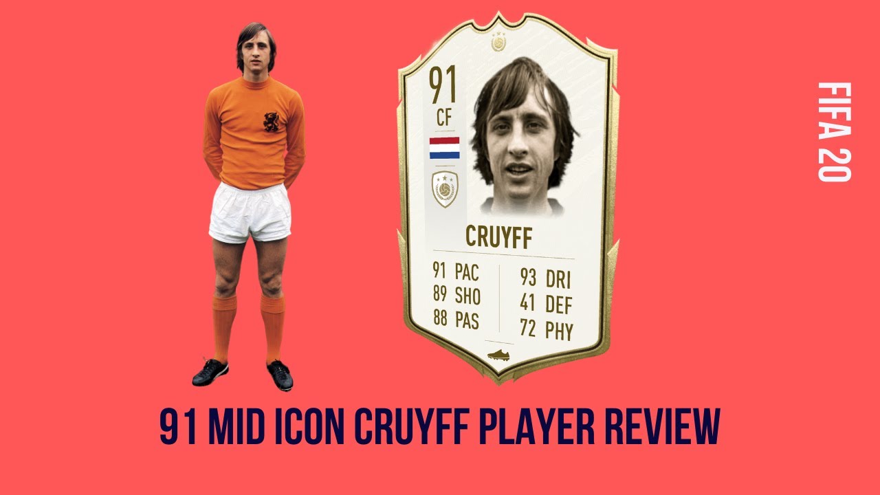 91 Cruyff mid icon Fifa 20 Player Review! - YouTube