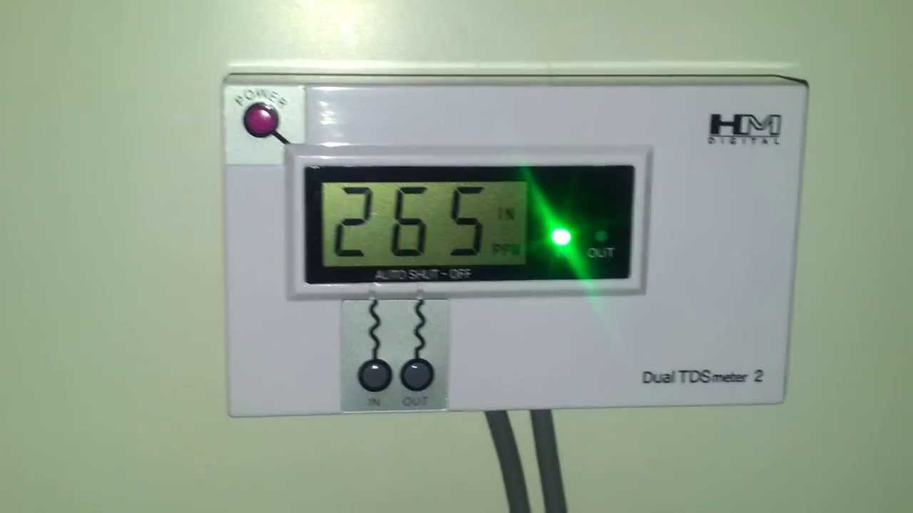 INLINE TDS METER - YouTube