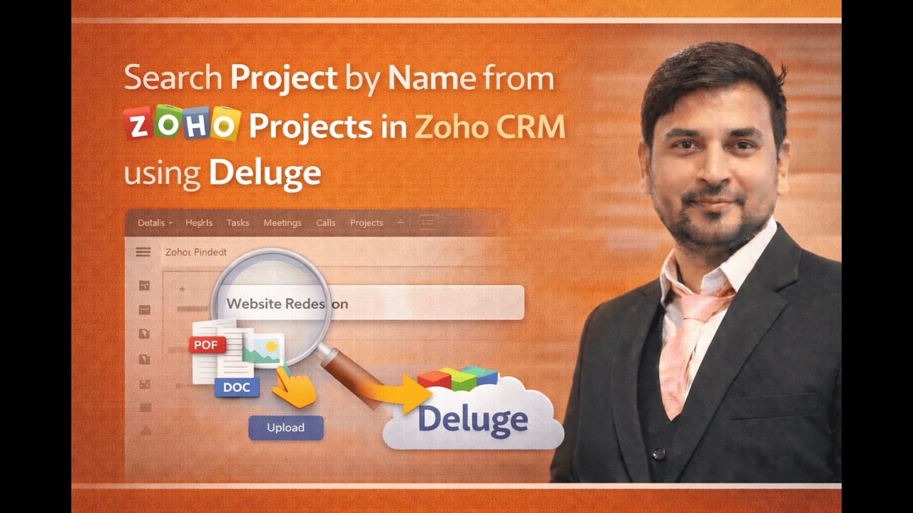 #zoho1 #zohocrm Search Project by Name from zoho projects in zoho crm ...