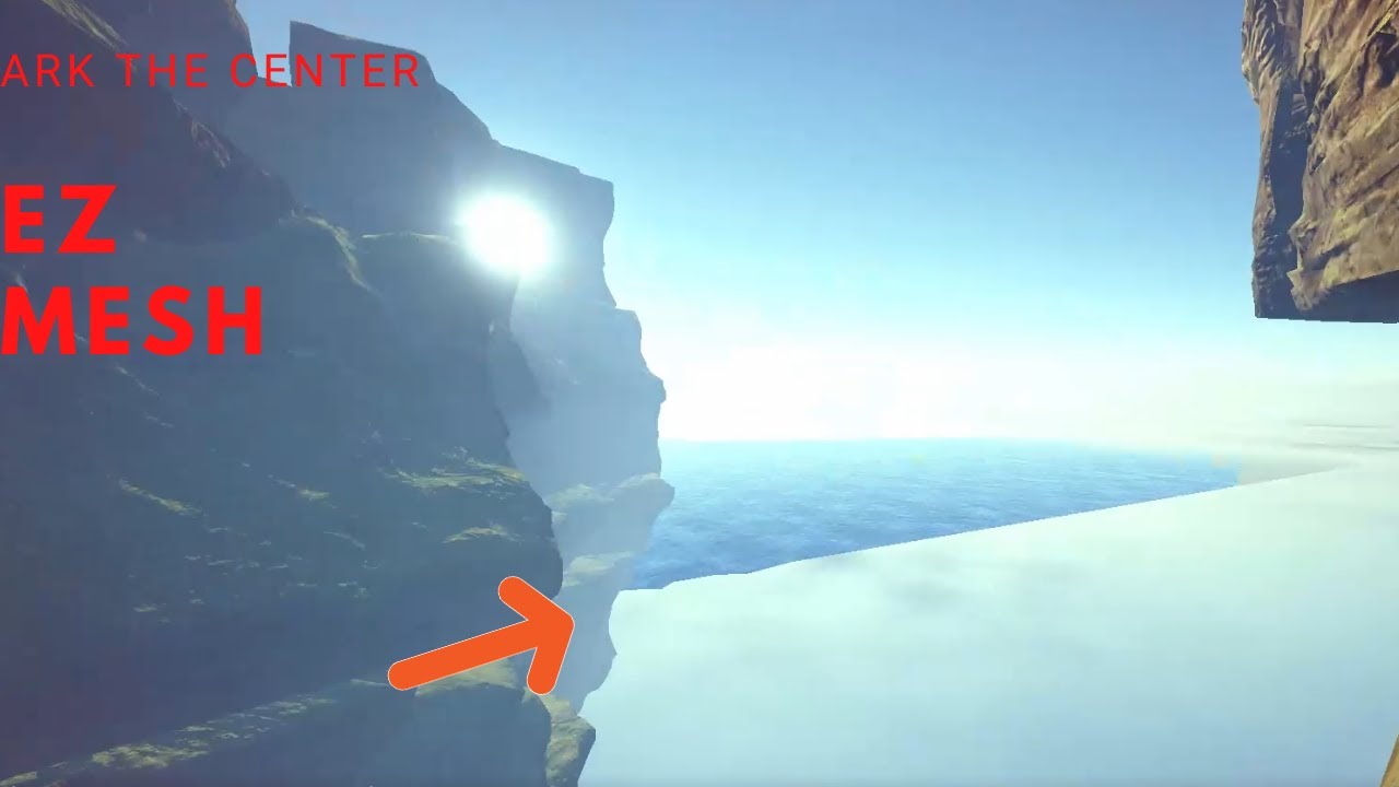 NEW easy mesh method ark the center | mesh the center in 30 secounds ...