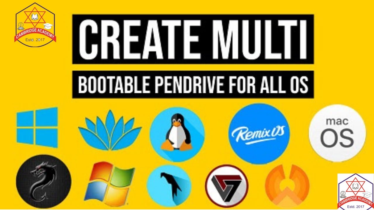 How to Make a Multiple Operating System Bootable in a Single Pendrive ...