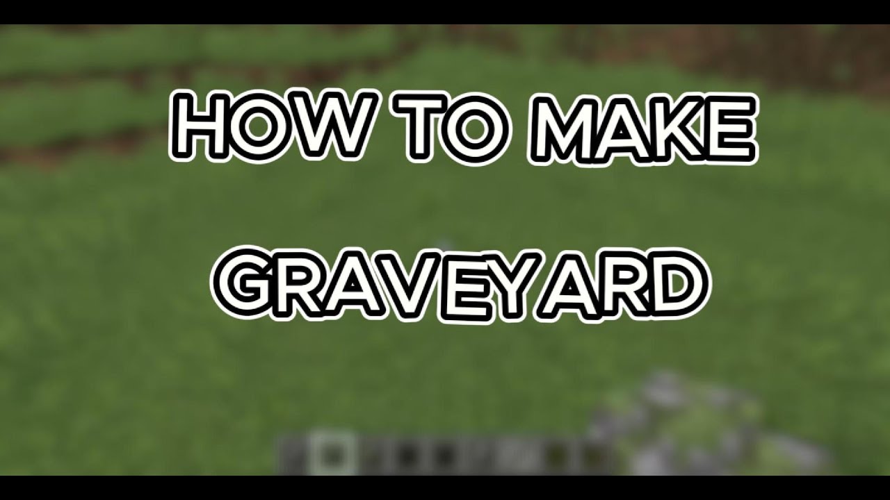 GRAVE YARD TUTORIAL | MINECRAFT BUILDS #minecraft #minecraftbuilds # ...