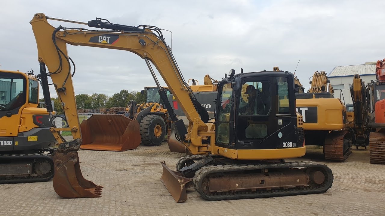 CAT 308D CR 2009 #734 - YouTube