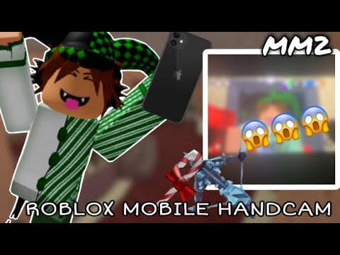 PLAYING MM2 WITH HAND CAM MOBILE (Murder Mystery 2) - YouTube