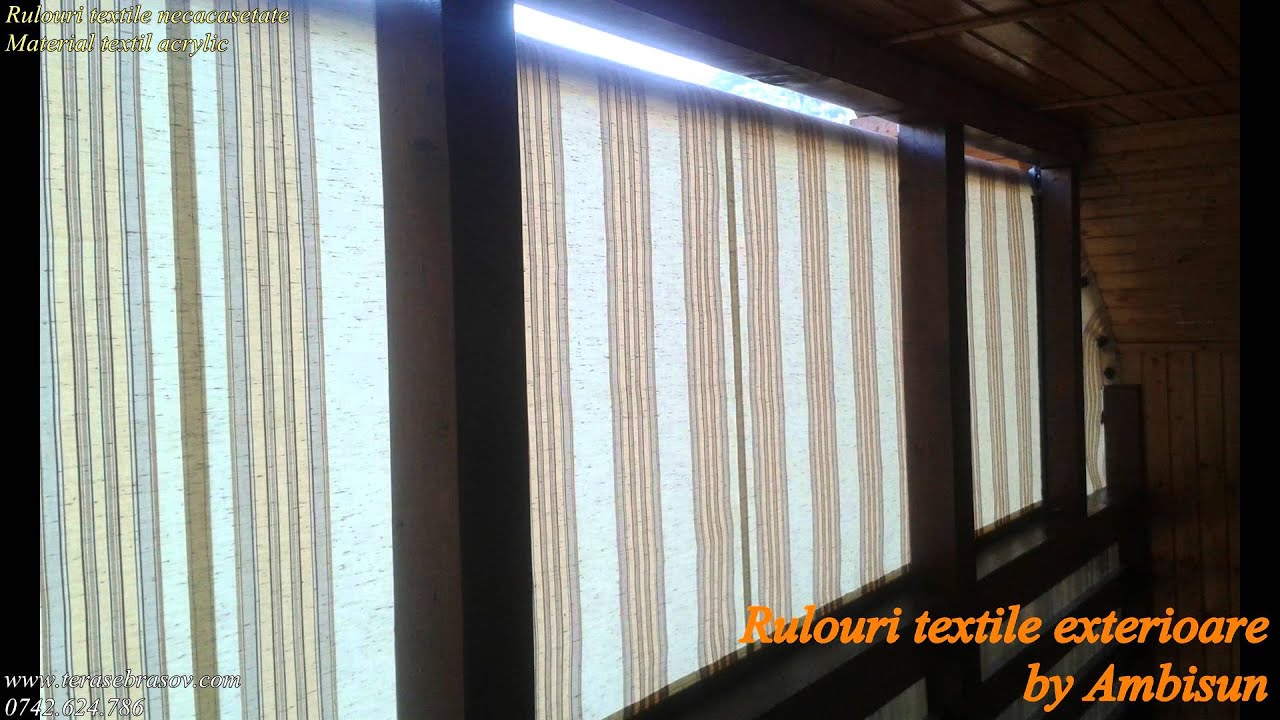 Screen-uri (rulouri textile exterioare) - YouTube