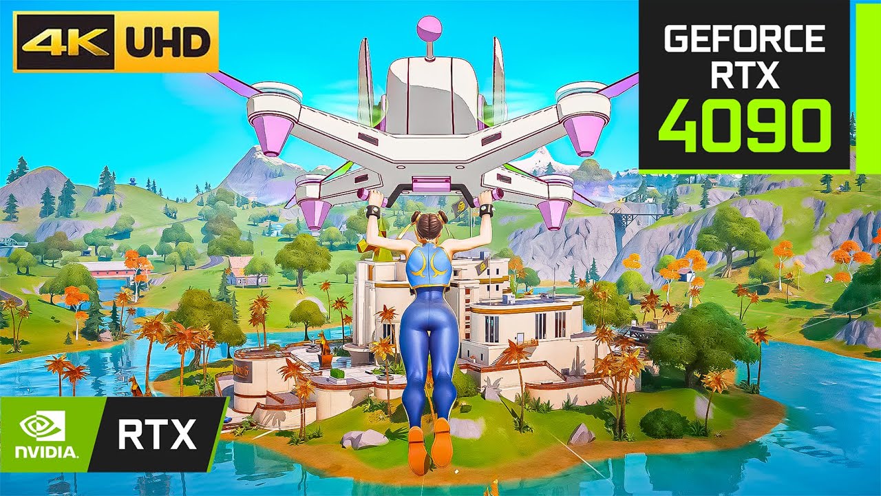 Fortnite Chapter 2 REMIX : RTX 4090 24GB ( 4K Max Graphics RTX ON ...