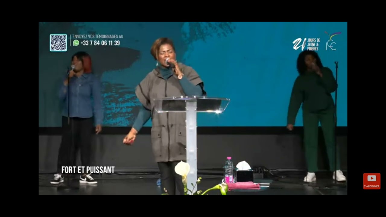 FORT ET PUISSANT🔥 - Adoration prophetique - Pasteur Modestine Castanou ...