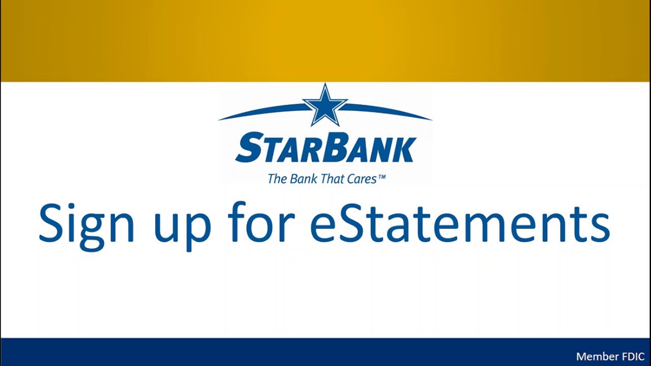 Sign up for eStatements in Online Banking - YouTube