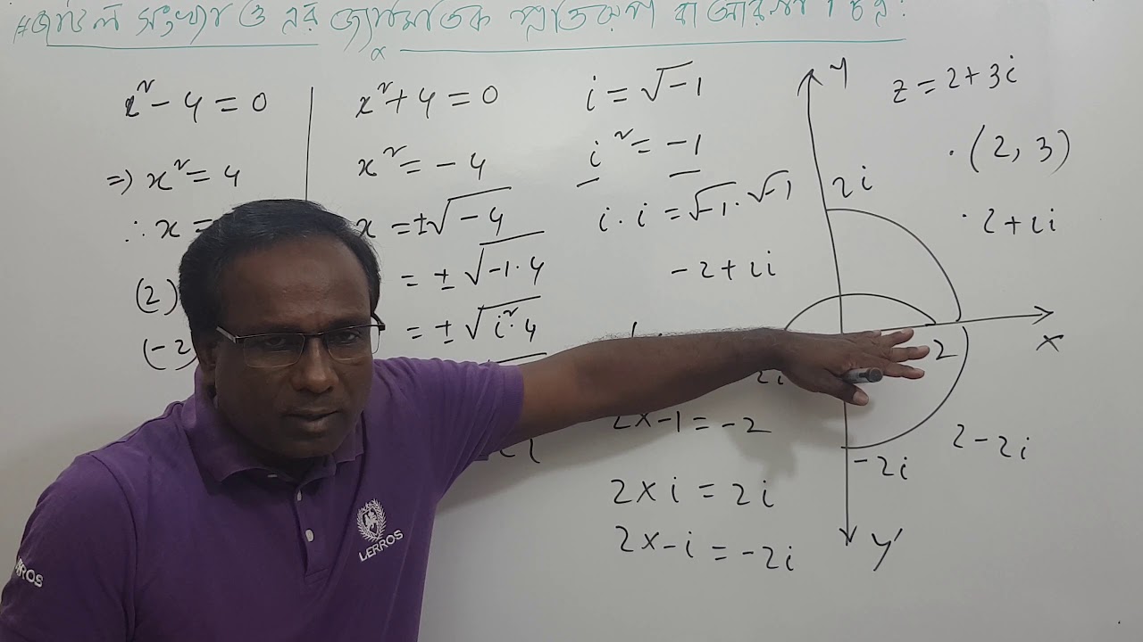 HSC Math 2nd Paper (Complex Numbers) Lecture 01 - YouTube