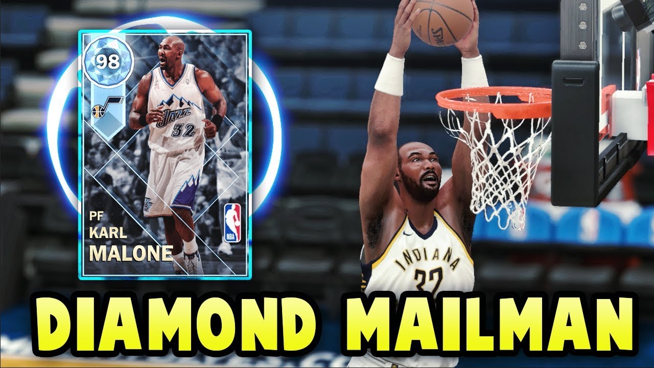 NBA 2K18 MyTEAM DIAMOND PLAYOFFS KARL MALONE IS UNSTOPPABLE!! | THE ...