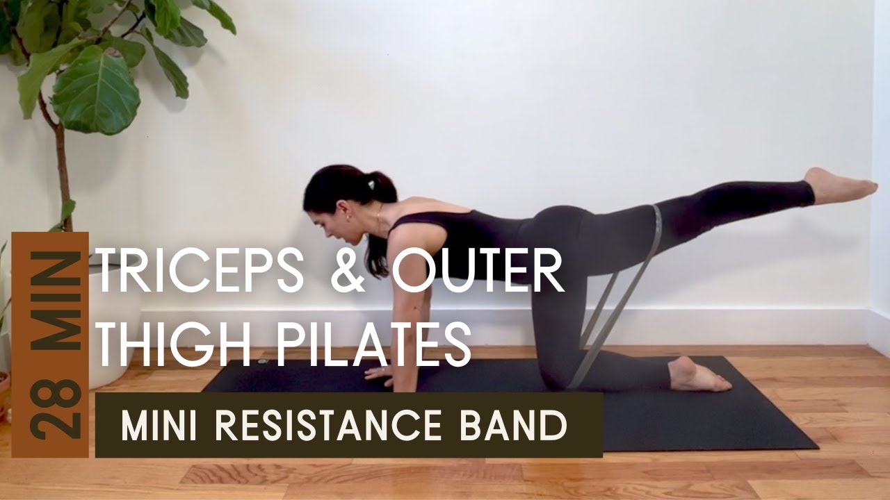 Pilates Burn for Triceps and Outer Thighs | Arm and Leg Pilates Workout ...