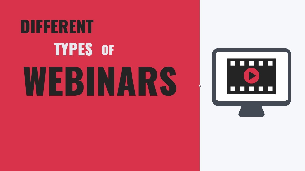 Different Types of Webinars - YouTube