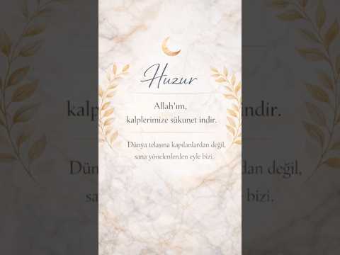 👉 Huzuru Nerede Arıyorsun? 🤍 #amin #sabahduasıdinle  #sahur  #cuma
