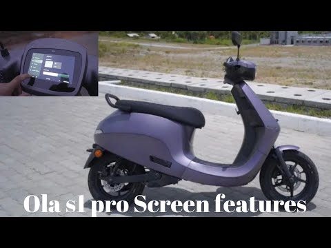 Ola S1 pro screen features #ola #olas1pro #olaelectricscooter - YouTube