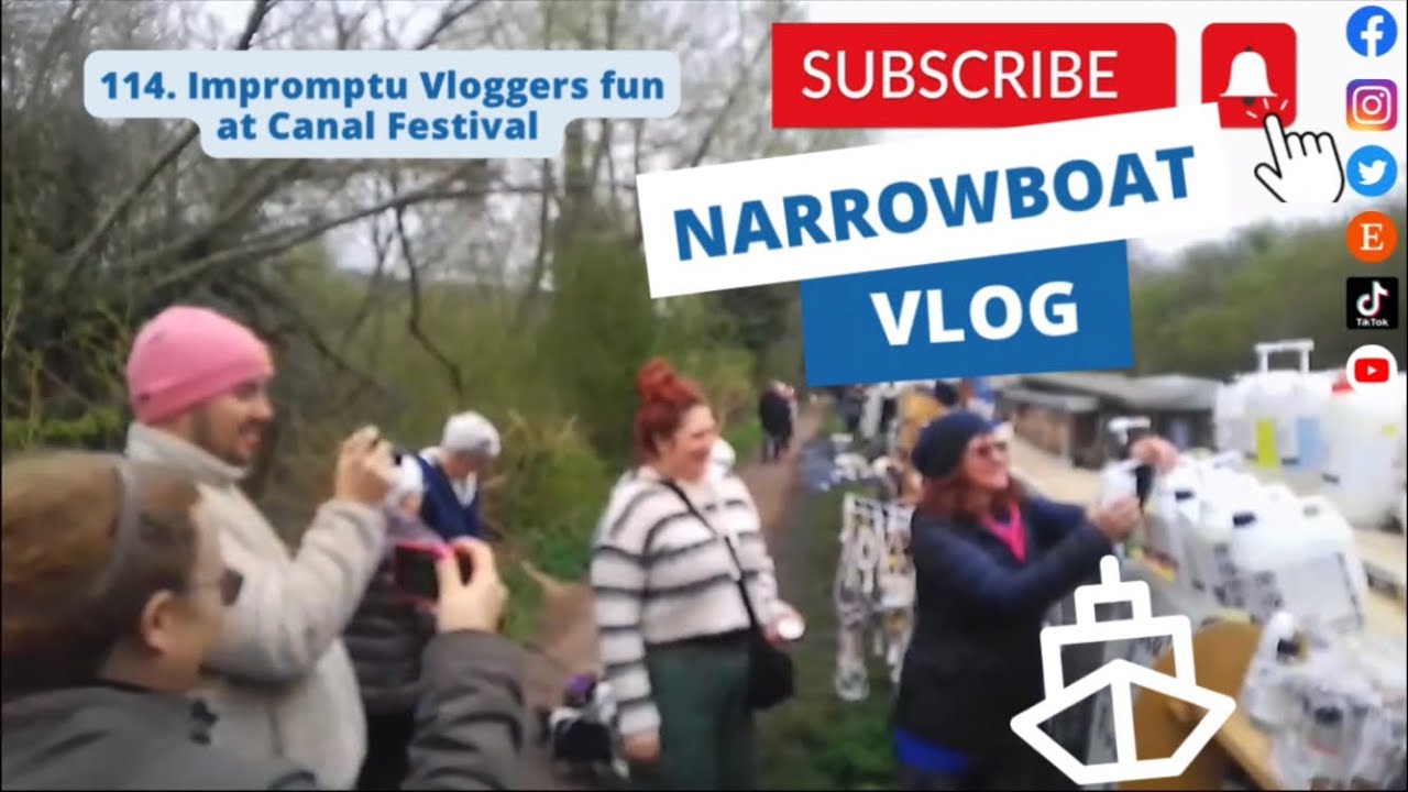 114. Impromptu vloggers fun at canal festival - YouTube
