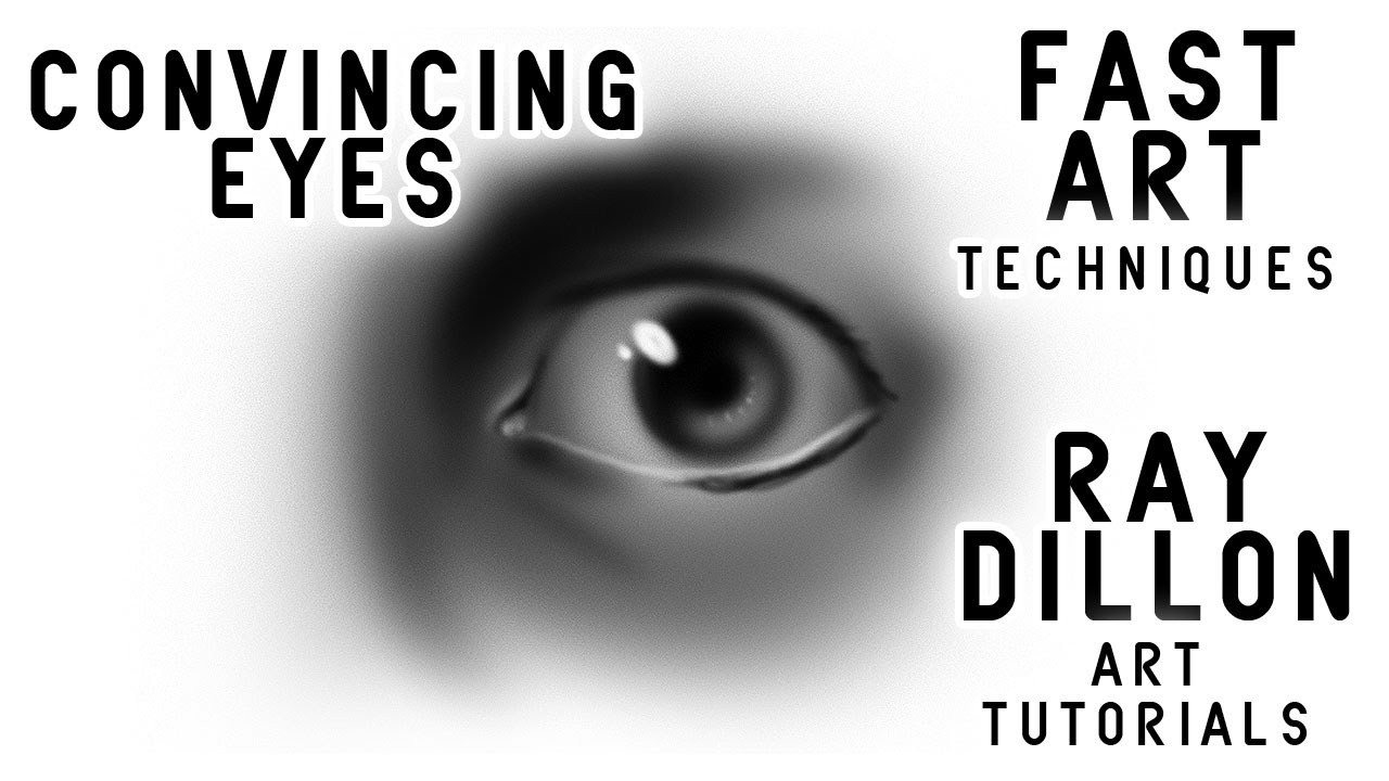 SPEED PAINTING Convincing EYES in 1 Minute! - ART TUTORIAL - How to ...