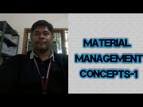 Material management concepts-1 - YouTube