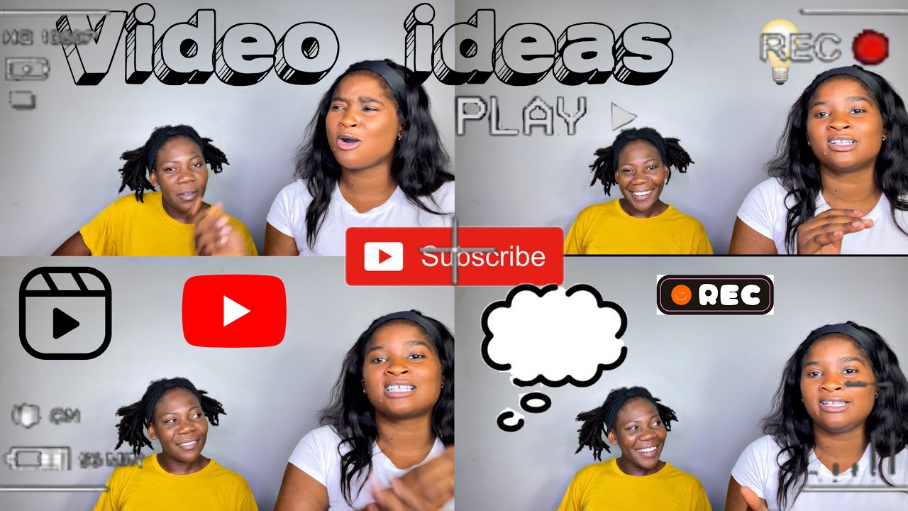 YOUTUBE VIDEO IDEAS FOR WHEN YOU’RE OUT OF INSPIRATION # ...
